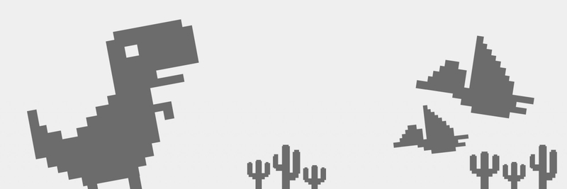 Google Dinosaur – Trò chơi khủng long huyền thoại khi mất Internet
