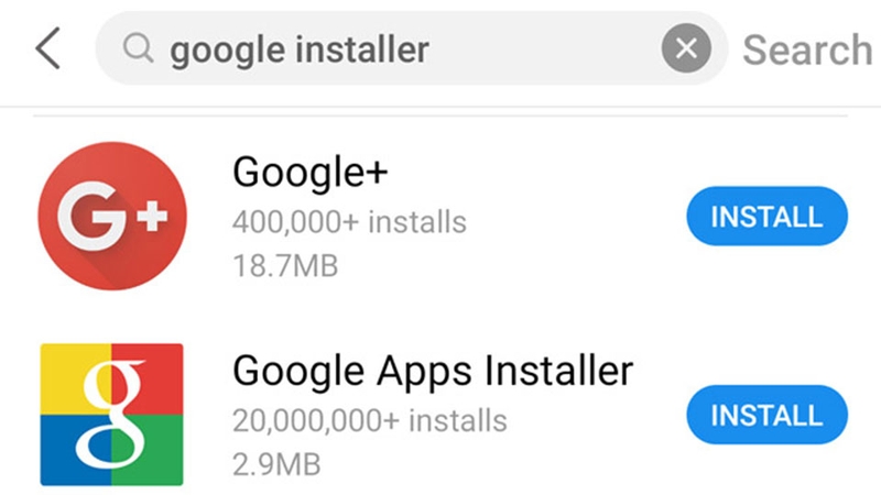 Google Installer - công cụ hỗ trợ tải xuống các ứng dụng Google