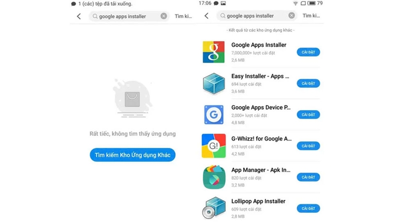 Google Installer - công cụ hỗ trợ tải xuống các ứng dụng Google