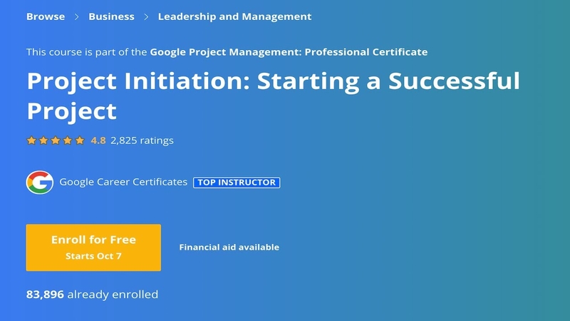 Tìm hiểu thông tin về Google Project Management Certificate