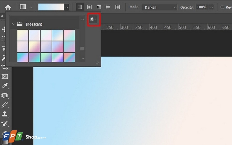 Gradient và cách tạo màu gradient trong Photoshop và Canva