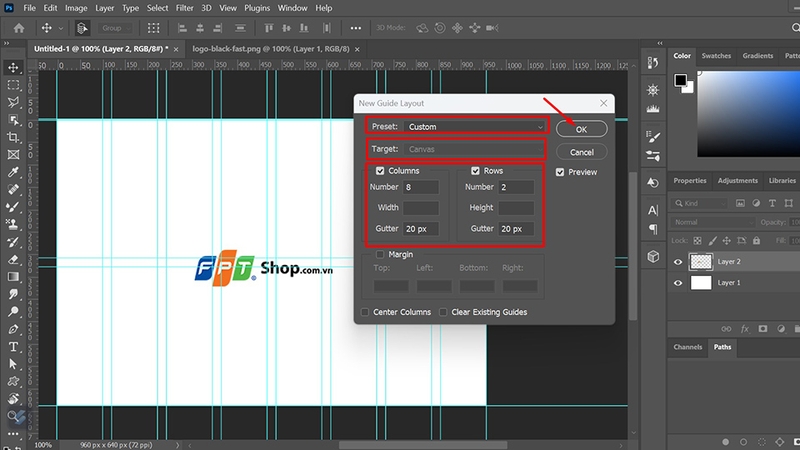 Grid là gì? Hướng dẫn cách tạo Grid trong Photoshop cho những người mới ...