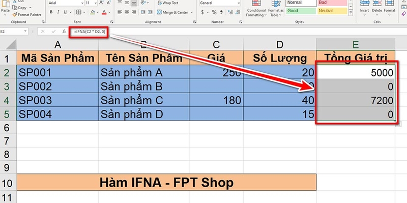 Hàm IFNA trong Excel: Cách xử lý lỗi #N/A thông minh và đơn giản nhất