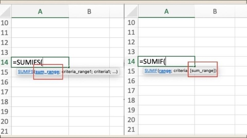 Cách sử dụng hàm SUMIFS nhiều điều kiện để tính tổng trong Excel