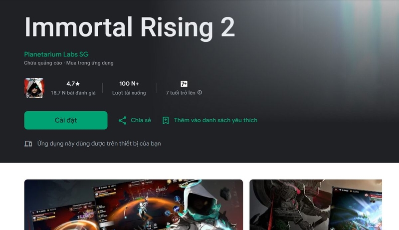 Khám phá Immortal Rising 2 - Tựa game nhập vai hành động lôi cuốn và hấp dẫn