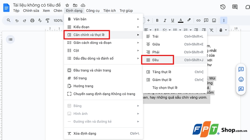 Cách căn đều justify trên nhiều nền tảng nhanh và chuyên nghiệp bạn nên ...