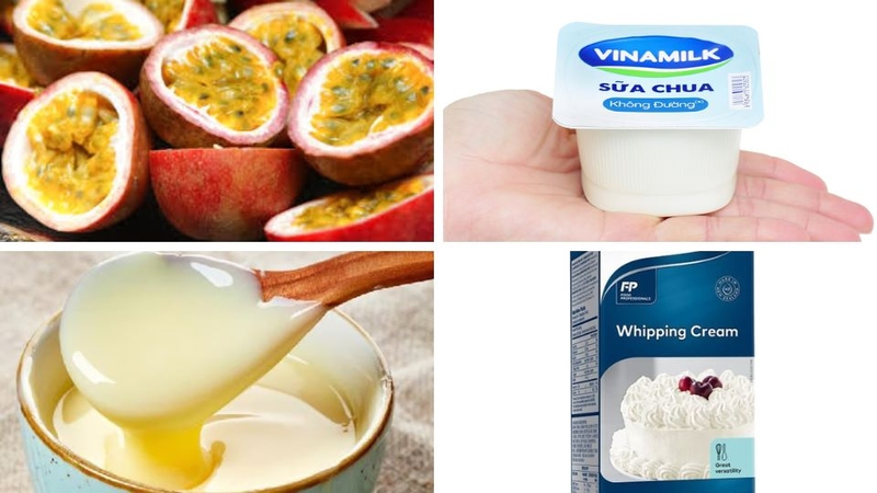 Hướng dẫn làm kem chanh dây sữa chua thơm ngon khó cưỡng