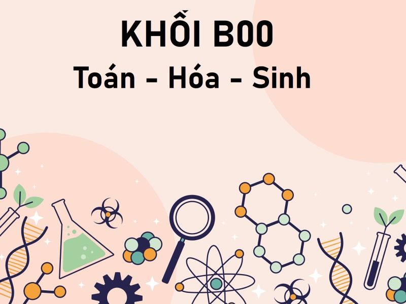 Khối B00 gồm những ngành nào? Trường nào tuyển sinh khối B00 trong năm ...