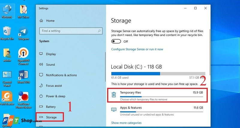 Sửa lỗi không xóa được file trong thùng rác trên Windows 10