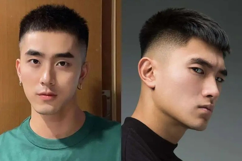 Top kiểu tóc cho mặt tam giác ngược nam giúp cân đối đường nét, tôn vẻ ...