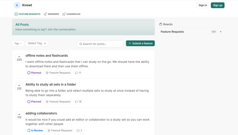 Knowt - ứng dụng thay thế Quizlet đơn giản và phổ biến