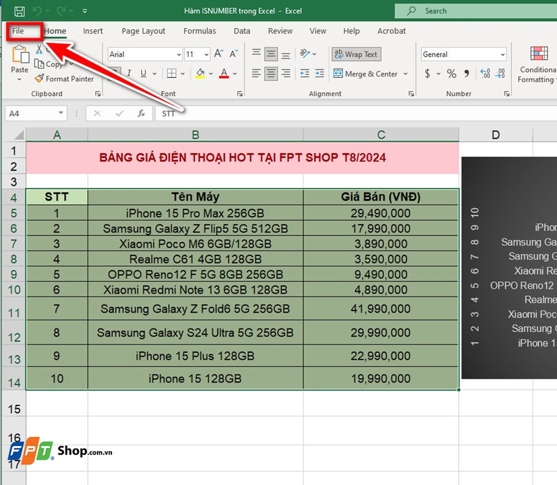 Cách làm nhẹ file Excel đơn giản, nhanh chóng và không mất dữ liệu