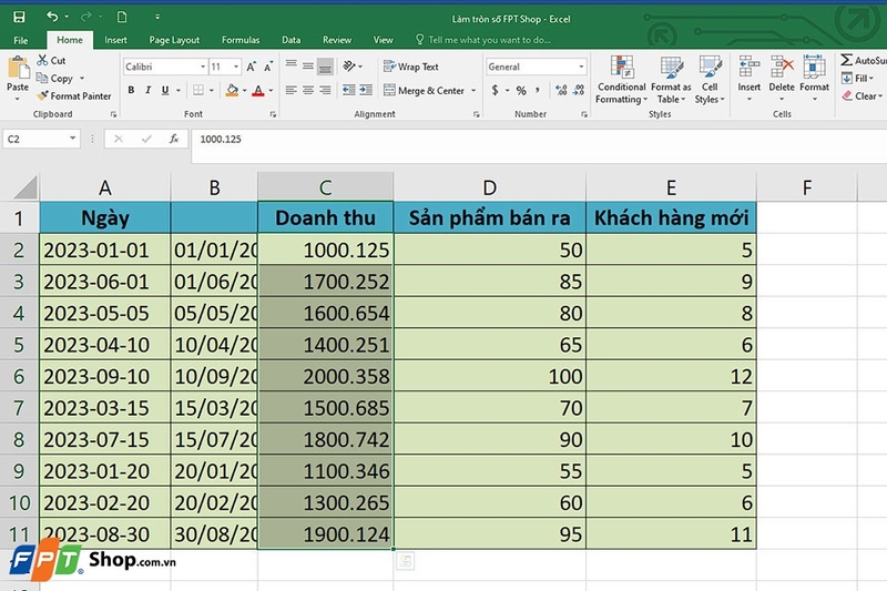Cách làm tròn số trong Excel siêu đơn giản mà ít người biết