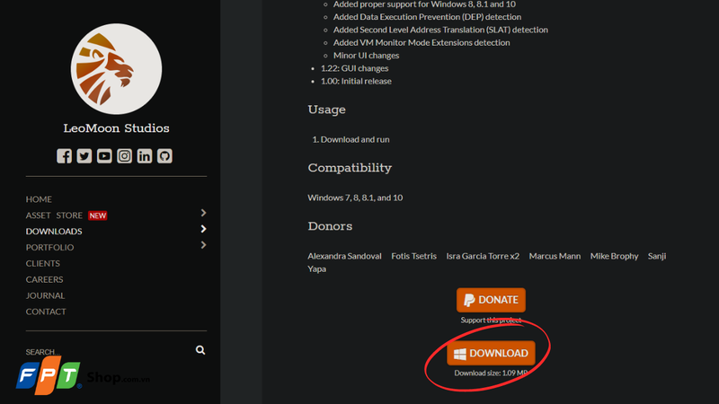 Tải LeoMoon CPU-V - Kiểm tra ngay khả năng ảo hóa phần cứng
