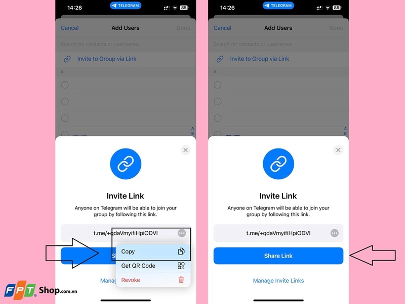 Hướng dẫn chi tiết cách lấy link Telegram nhanh chóng, đơn giản
