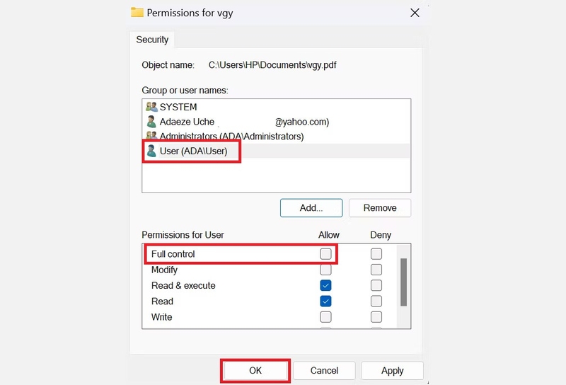 Cách Khắc Phục Lỗi Access is Denied Trên Windows 11 hiệu quả