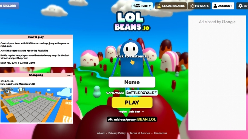 LOLBeans IO - Run game thú vị, vui nhộn trên nhiều nền tảng