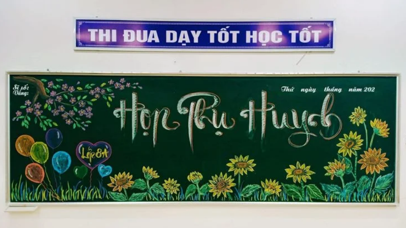 Top 10 mẫu trang trí bảng họp phụ huynh đẹp mắt nhất