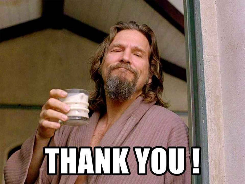 Tổng hợp những meme thank you thịnh hành để bạn tương tác trên mạng xã ...