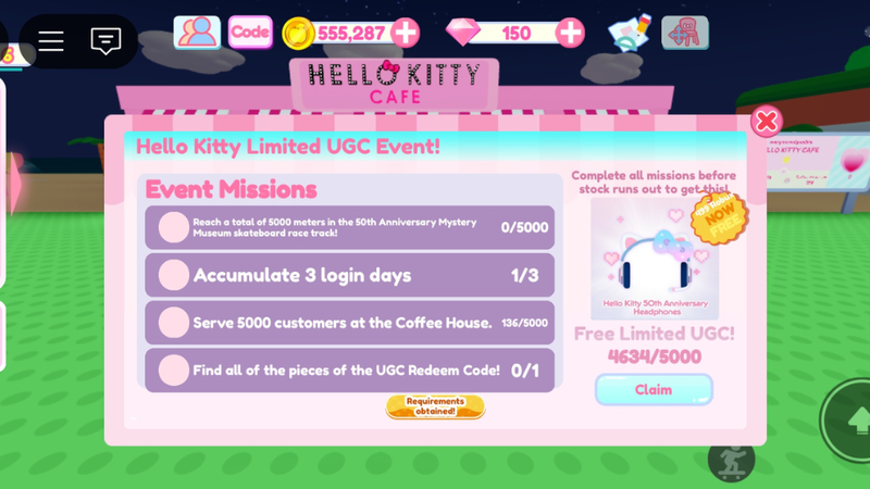 Tổng hợp Code My Hello Kitty Cafe mới nhất 2026