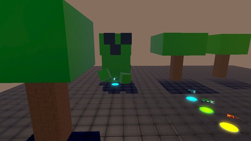 Khám phá chế độ bắn súng hấp dẫn trong Minecraft Shooter