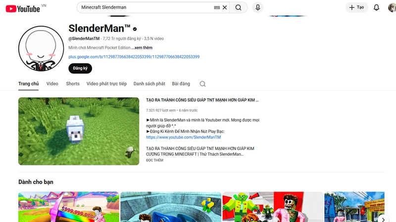 Minecraft SlenderMan vì sao nổi tiếng đến vậy? Giải mã sức hút