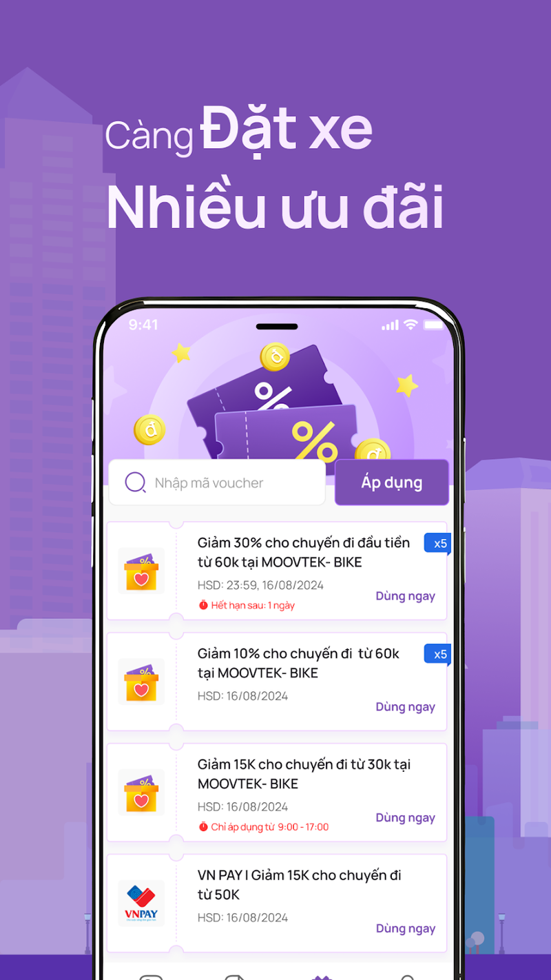 Khám phá Moovtek: Ứng dụng gọi xe công nghệ mới nổi tại thị trường Việt Nam