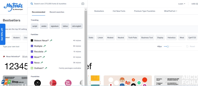 MyFonts: Khám phá các bộ font chữ mới và cách sử dụng đơn giản