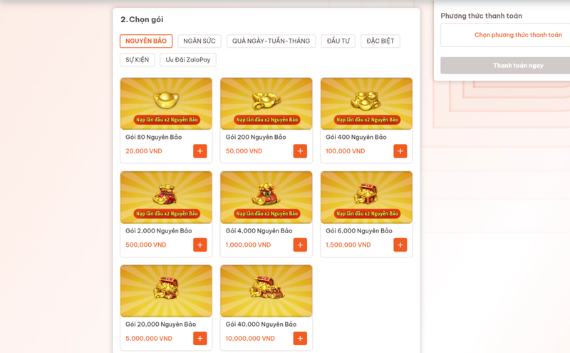 Nạp VLTKM: Hướng dẫn nạp thẻ game Võ Lâm Truyền Kỳ Mobile