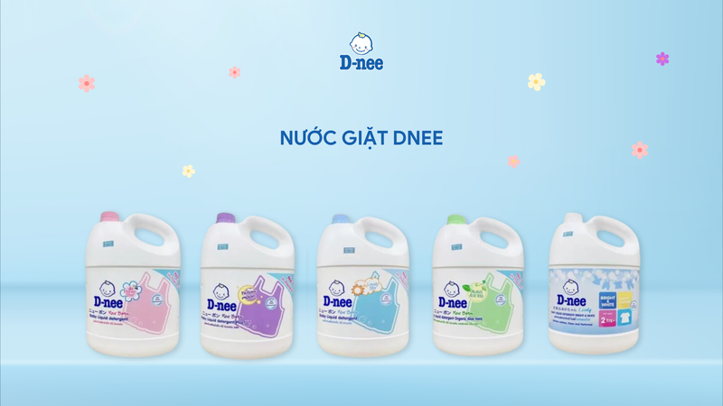 Nước giặt Dnee có mấy loại? Phân biệt nước giặt Dnee chính hãng