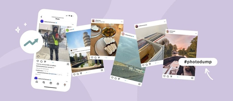Photo dump là gì? Khám phá trào lưu ảnh Instagram chân thực