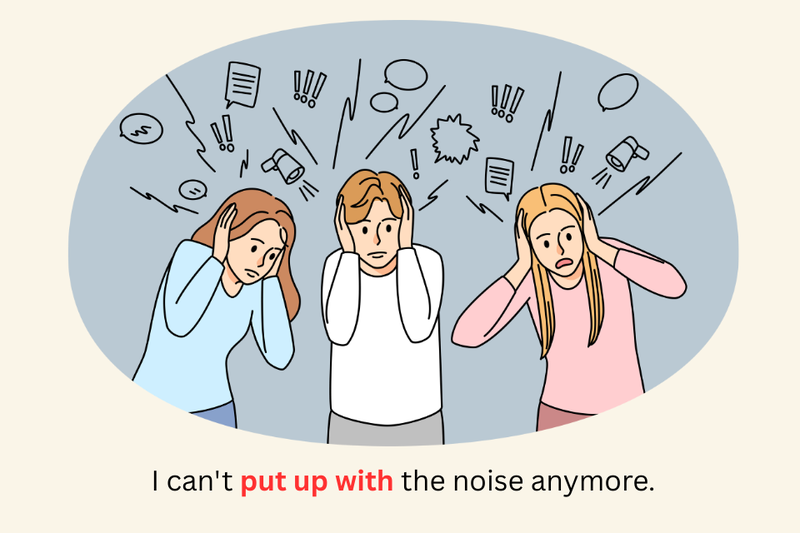 Put up with là gì? Giải thích ý nghĩa và cách dùng dễ hiểu