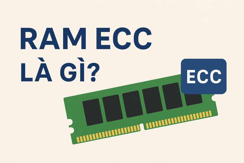 RAM ECC là gì? Các loại phổ biến và so sánh với RAM thường