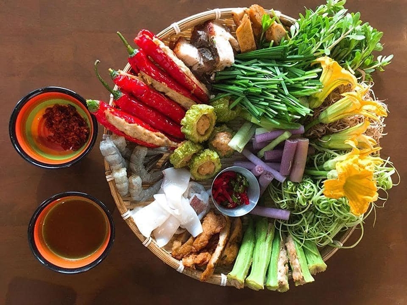 Các loại rau ăn bún mắm chuẩn vị miền Tây, giúp món ăn thêm trọn vị