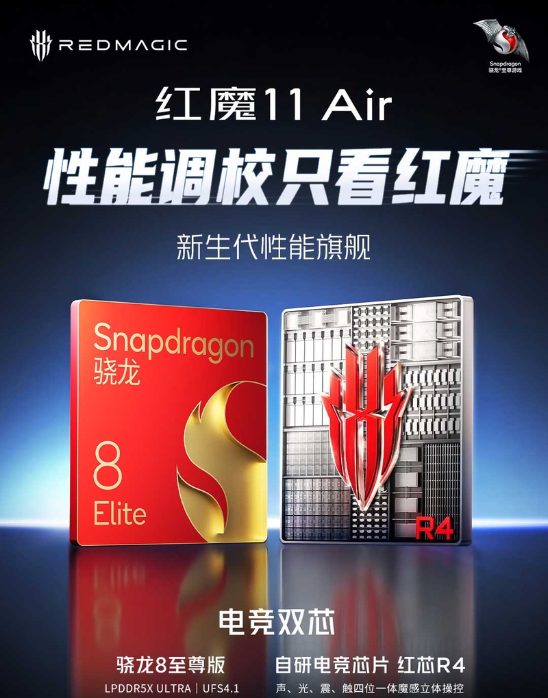 RedMagic 11 Air xác nhận dùng Snapdragon 8 Elite, RAM LPDDR5X Ultra ...