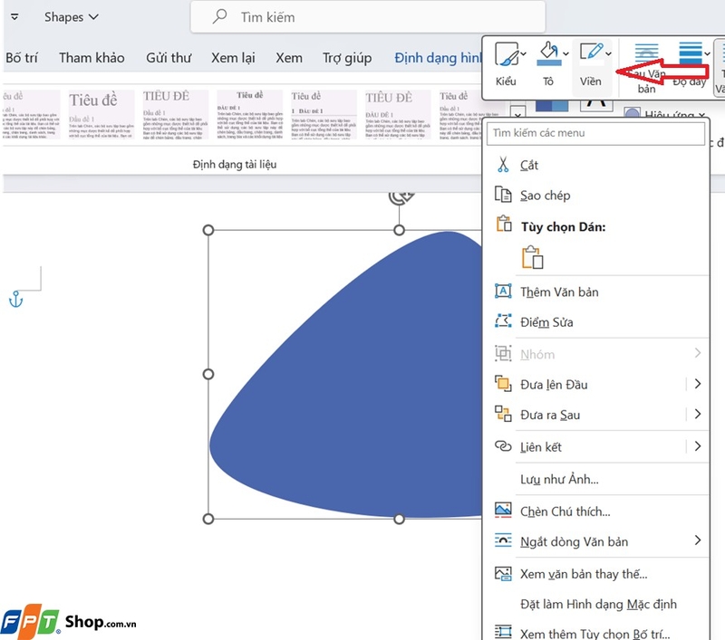 Mách bạn cách thay đổi hình dạng Shapes trong Word và những thao tác ...