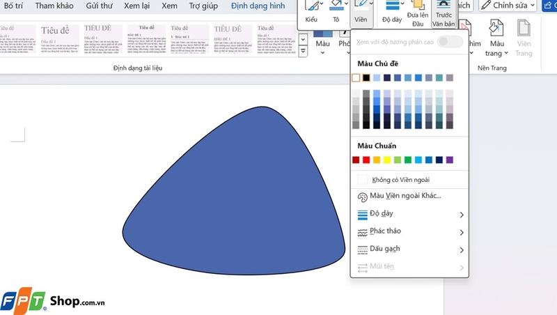 Mách bạn cách thay đổi hình dạng Shapes trong Word và những thao tác ...