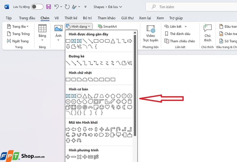 Mách bạn cách thay đổi hình dạng Shapes trong Word và những thao tác ...