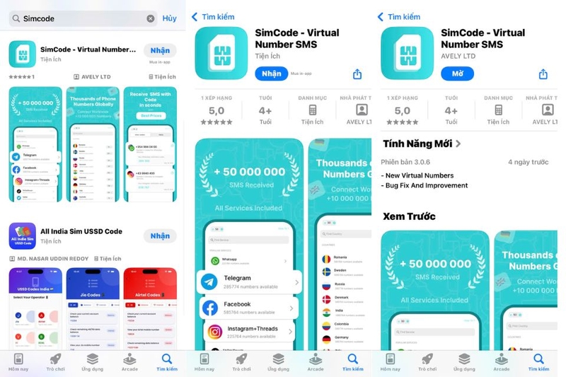 Tất tần tật về SimCode: Ứng dụng cung cấp số điện thoại ảo