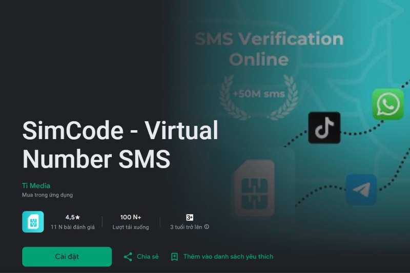 Tất tần tật về SimCode: Ứng dụng cung cấp số điện thoại ảo