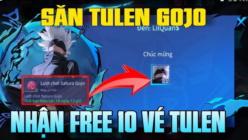 Skin Tulen Gojo Satoru bao nhiêu quân huy? Cách sở hữu skin này