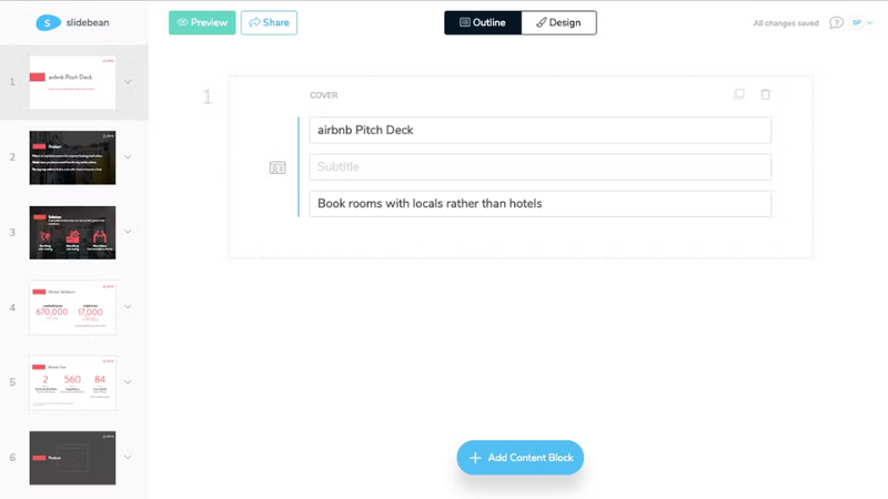 Slidebean AI: Tạo slide nhanh chóng, chuyên nghiệp bằng AI