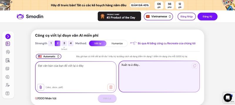 Tìm hiểu Smodin.io: Bộ công cụ AI cho người làm sáng tạo nội dung