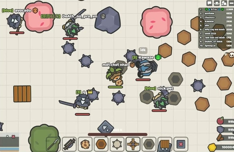 Tìm hiểu Sploop: Trò chơi sinh tồn, xây dựng và chiến đấu trực tuyến