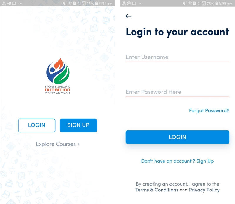 Tải SSNM: App học tập và cung cấp chứng chỉ dinh dưỡng thể thao