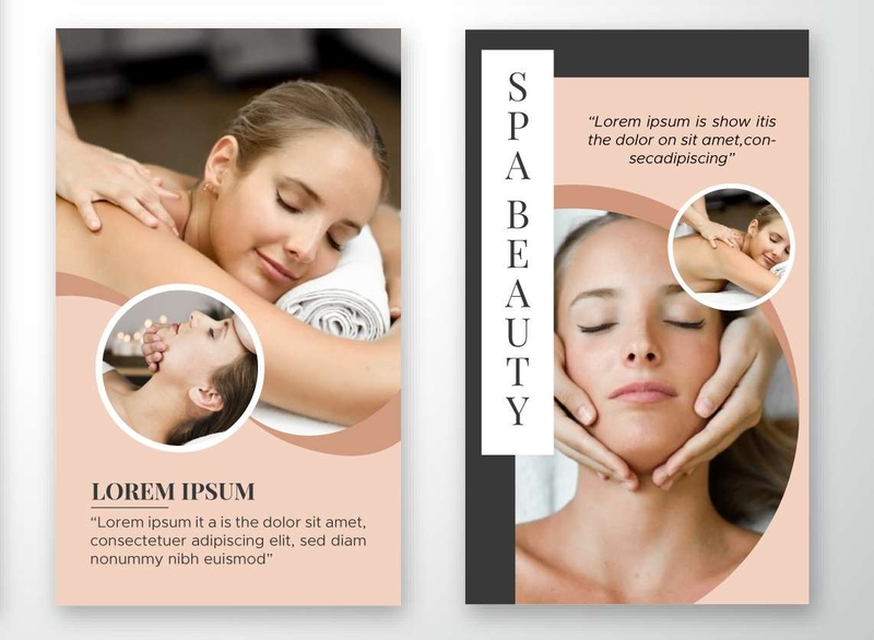 Bộ sưu tập standee spa ấn tượng, đa dạng phù hợp mọi phong cách