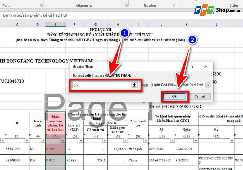 Cách sử dụng định dạng có điều kiện trong Excel để làm nổi bật dữ liệu quan trọng