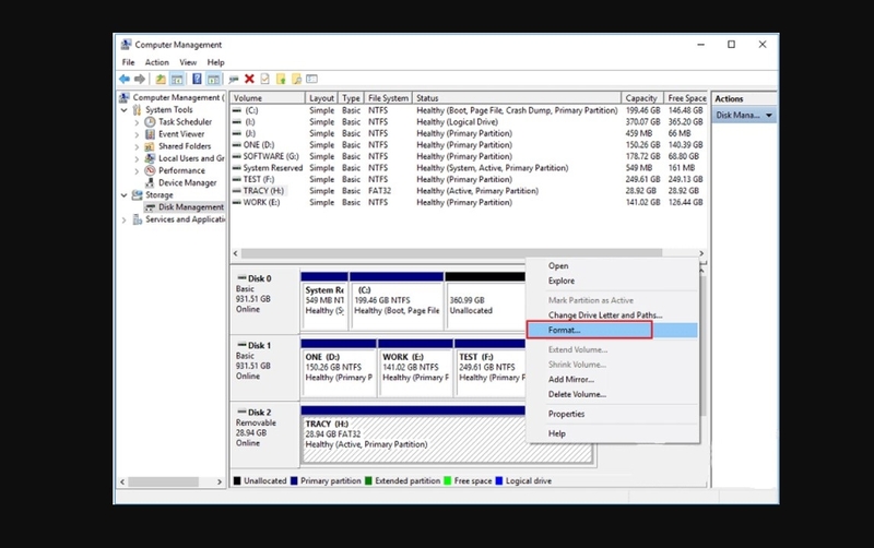 Cách để sửa lỗi Removable Disk USB, không thể format Windows