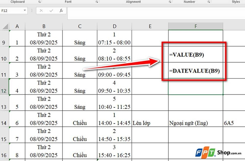 Cách sửa lỗi #VALUE ngày tháng trên Excel để tránh sai sót khi tính toán thời gian