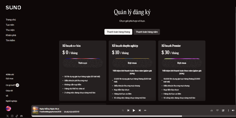 Suno AI: Công cụ sáng tạo âm nhạc AI biến ý tưởng thành giai điệu